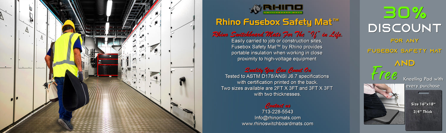 Fusebox & Bucket Truck Mats – Fusebox Safety Mat™ & EV Safety Mat™